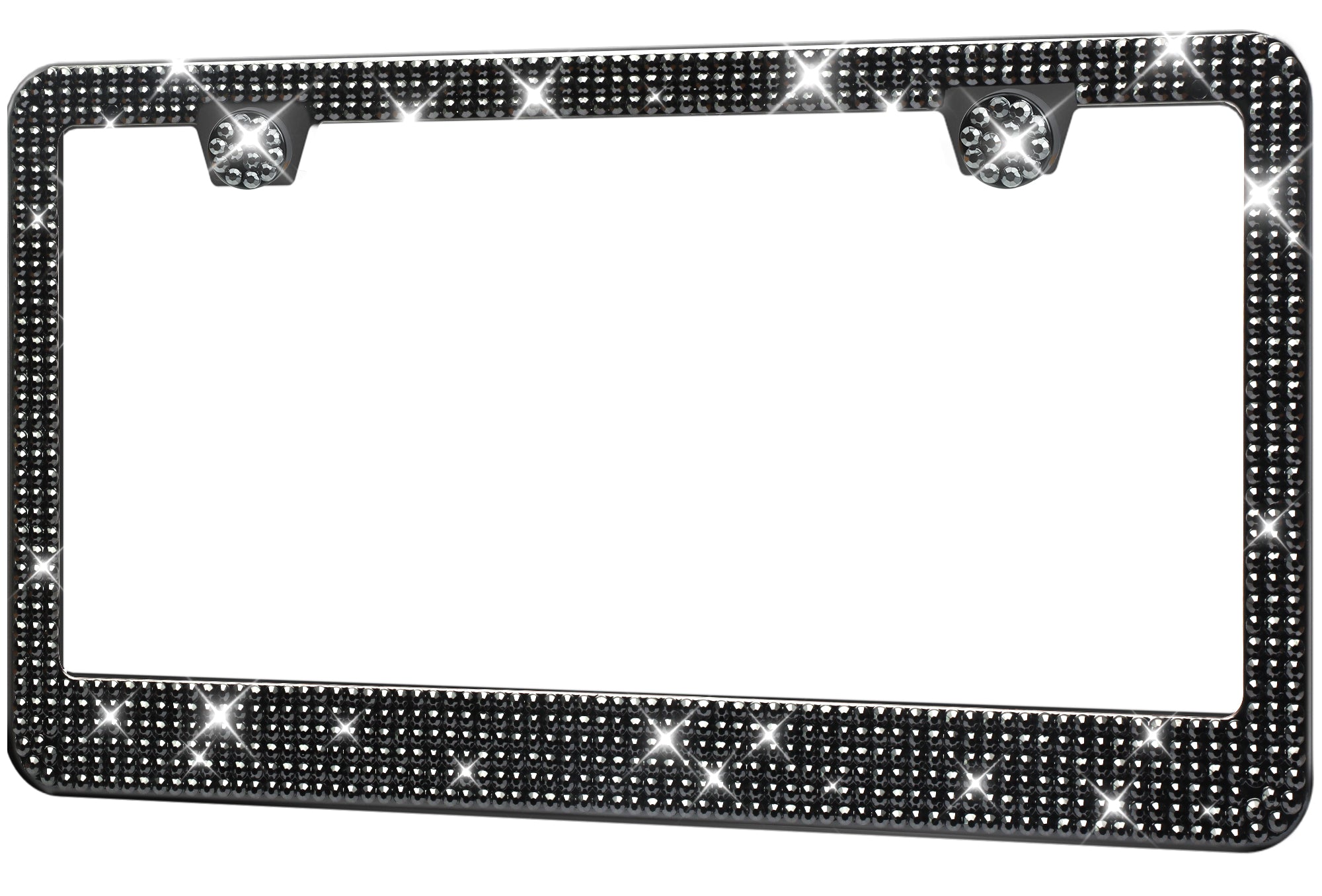 HOTOR License Plate Frame - Lastingly Bling and Sparkly License Plate